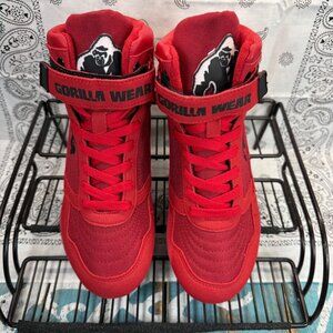 Gorilla | Shoes | New Gorilla Wear High Tops Red Gym Trainers ...